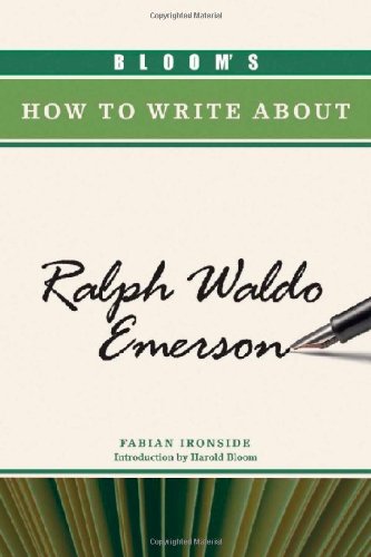 Amazon.com: Bloom's How to Write About Ralph Waldo Emerson (Bloom's How ...