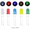 Amazon.com: ELEGOO 3mm and 5mm Diffused and Clear Assorted LED Kit 5 ...