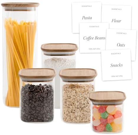 Amazon.com: OTOTO Noodle Monster Kitchen Canisters Glass Pantry Storage ...