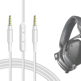 Amazon.com: GEEKRIA Audio Cable with Mic Compatible with V-Moda XS V-80 ...