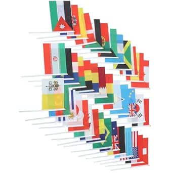40 Countries International World Stick Flag Country Flags Flags of The ...