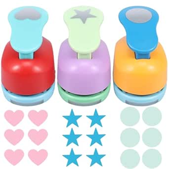 Amazon.com : CRNXOMP 3PCS Paper Hole Punches, Maple Leaf, Butterfly ...