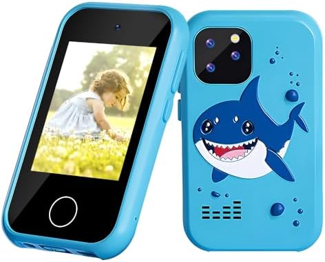 3T6B Kinder Handy Spielzeug, Kinderkamera im Smartphone-Format mit MP3 ...