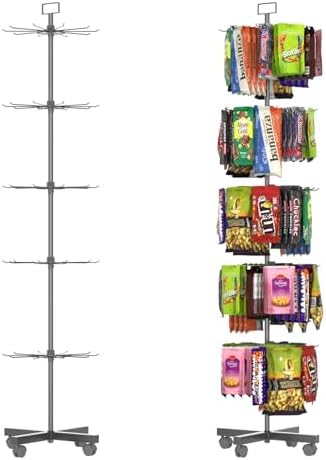 Amazon.com: Hypergiant Retail Display Stand 7 Tier Rotating Rack For ...