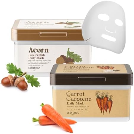 Amazon.com : SKINFOOD Carrot Carotene Hydrating & Pore Tightening Acorn ...