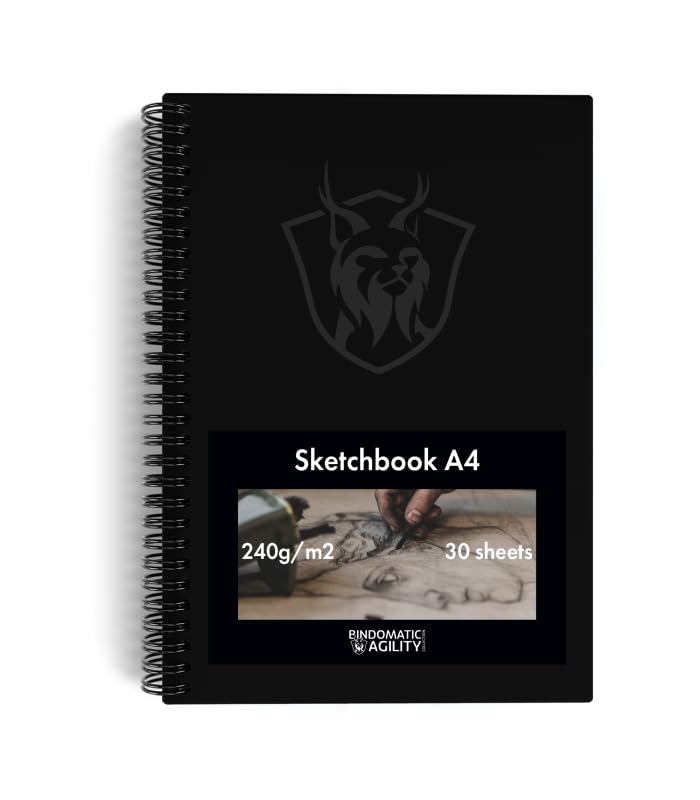 Amazon.com: Bindomatic Agility Collection Premium Sketchbooks, 8.5 x 11 inches, Drawing Book ...