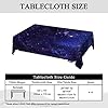 Amazon.com: Swono Tablecloth Galaxy Universe, Starry Night Sky Stars ...