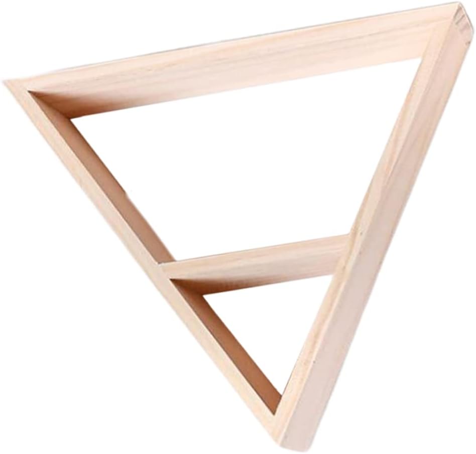 Amazon.com: LIFKICH Bookcase Shelf Triangle Wall Shelf Wood Decor Book ...