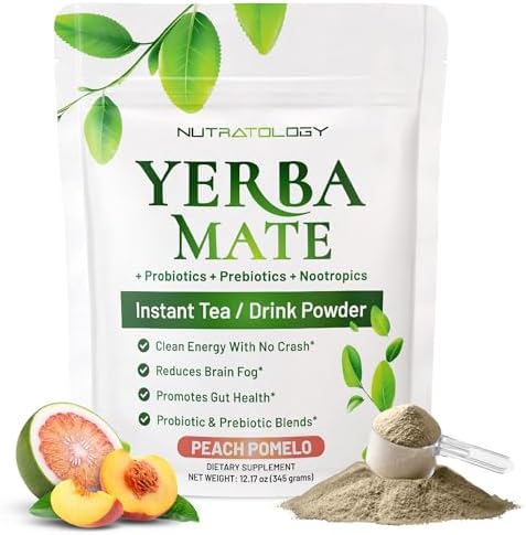 Amazon.com: Yerba Mate Instant Tea Powder - 3-In-1 Super Drink - Clean ...