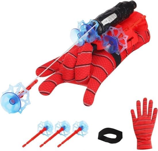 Vichip Spider Web Shooters Toy for Kids Fans, Hero Launcher Wrist Toy ...