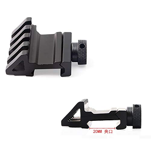 45 Degree Rail Mount, Offset Picatinny Weaver Sight Scope Rail Riser ...