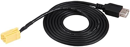 Keenso MINI-ISO USB Cable, Car USB Adapter Cable MINI-ISO 6Pin ...