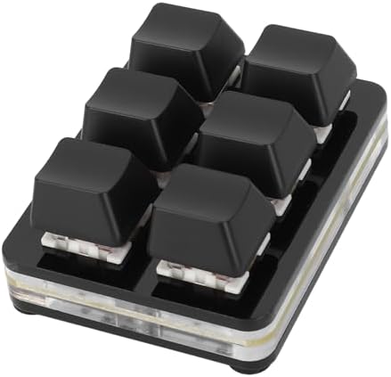 Amazon.com: 6 Key Gaming Keyboard, USB Wired RGB Mechanical Keyboard ...