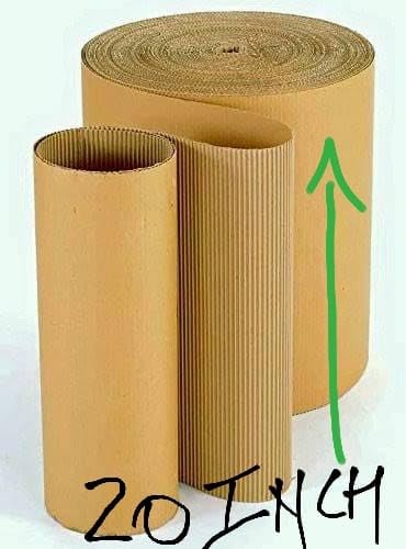Generic CORRUGATED ROLLS 20 INCH 25 METER 2 PLY KRAFT | For ECommerce ...