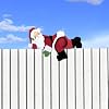 Amazon.com : Christmas Decorations,15.7inch Fun Fence Peeker Ornaments ...
