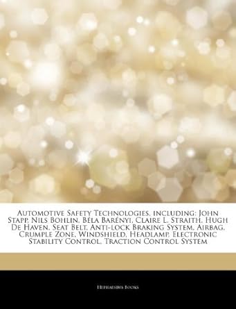 Amazon | Articles on Automotive Safety Technologies, Including: John ...