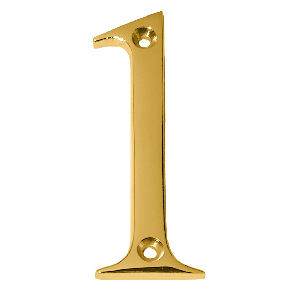 Clio 3-Inch Solid Brass Mailbox Numbers House Numbers For Outside ...
