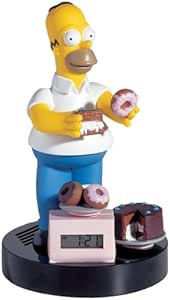 The Simpsons - Homer Simpson Talking Alarm Clock : Amazon.co.uk: Home ...