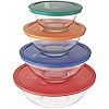Amazon.com: Pyrex Smart Essentials Mixing Bowl Set Including Locking ...