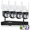 Amazon.com : CKK Wireless Security Camera System: 4 Outdoor 5MP PTZ ...