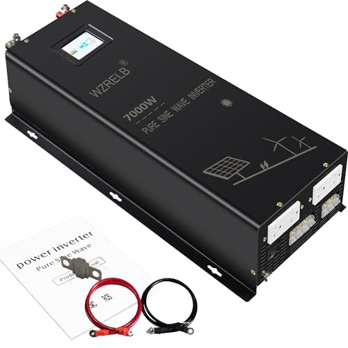 Snapklik.com : WZRELB 7000W Split Phase Pure Sine Wave Inverter