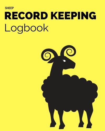 Sheep Record Keeping Logbook: Yellow Cover Farm Cattle Flock Lambing ...