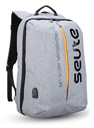 Seute Engipack Blue 5.6-inch Laptop Bags With USB charging Port and ...