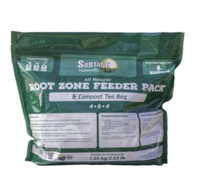 Amazon.com: Sustane Root Zone Feeder Pack & Compost Tea Bag 4-6-4 (50 ...