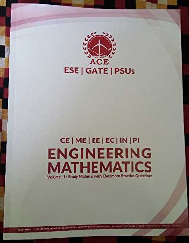 Gate Engineering Mathematics vol- 1 and 2 for all branches by ACE ...