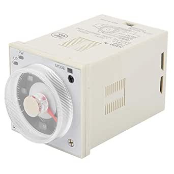 Delay Timer Relay, H3BA-N Delay Timer Relay Knob Control Timing Relay 8-Pin 220VAC Knob Control ...