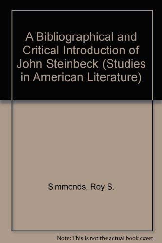 A Biographical and Critical Introduction of John Steinbeck (Studies in ...