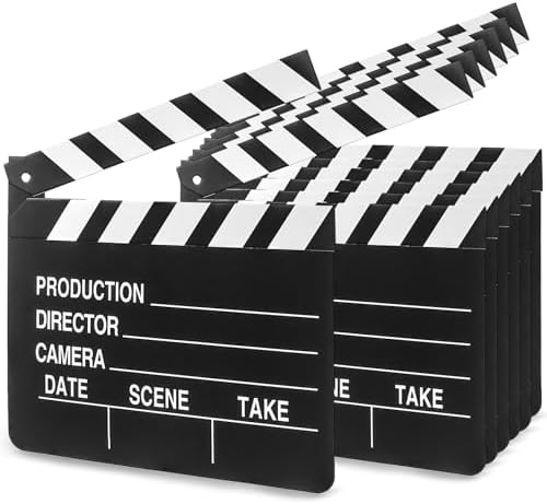 Amazon.com : BigOtters 7PCS Movie Clapper Board, 7.9“ x 7.1” Hollywood ...