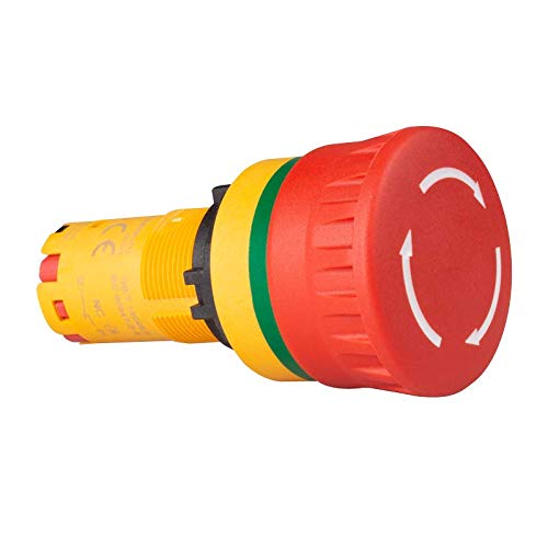 CP2E-BVE02R, 22mm E-Stop Switch, Unibody, Pull/Turn to Release, IP66 ...