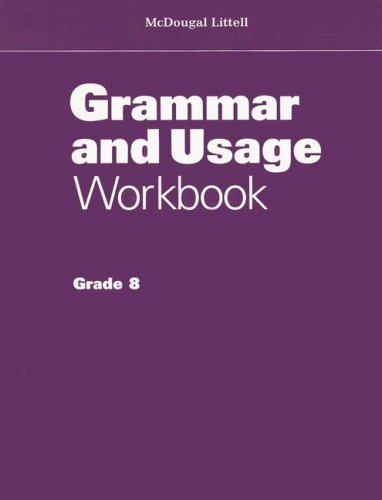 Amazon.com: Grammar Usage Workbook: Grade 8: 9780395863930: McDougal ...