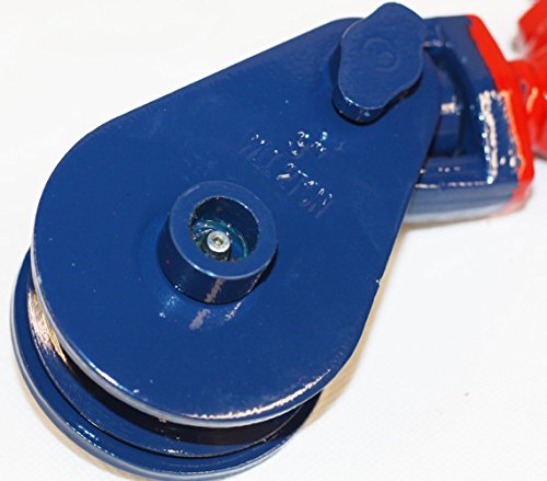 Snapklik.com : 2 Ton Snatch Block w/Shackle Crane 3/8 Wire Rope Sheave ...