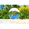 Amazon.com: Crystal Ball Glass Globe Decor - Crystal Sphere with Stand ...