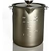 Amazon.com: EXPLORATION GADGET Titanium Camping Coffee Maker use as French Press, Coffee Pot ...
