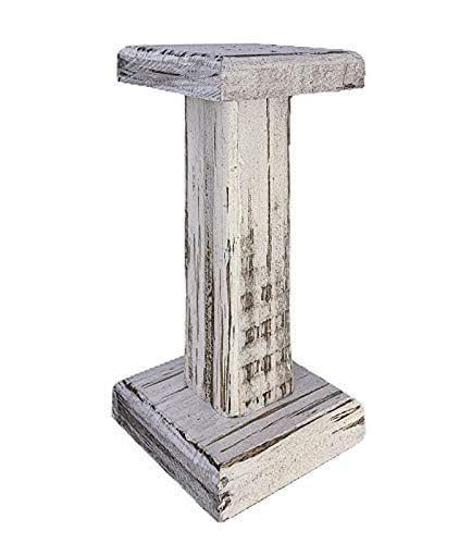 Amazon.com: Angel Stand Antique White Wood (Fits Willow Tree Angels ...