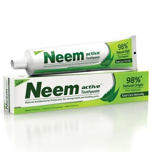 Neem Active Toothpaste 200gm, 98% Natural Origin | 100% Vegetarian ...