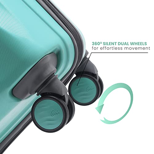 Genie Diana Trolley Bag Extra Large (XL) Size, 79 cms Spearmint Hard ...