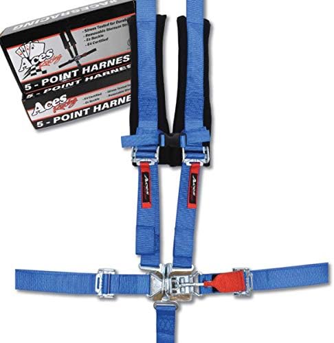 Amazon.com: Aces Racing 5 Point Harness With 2 Inch Padding E4 ...