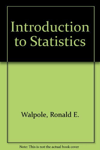 Amazon.com: Introduction to Statistics: 9780024241504: Walpole, Ronald ...