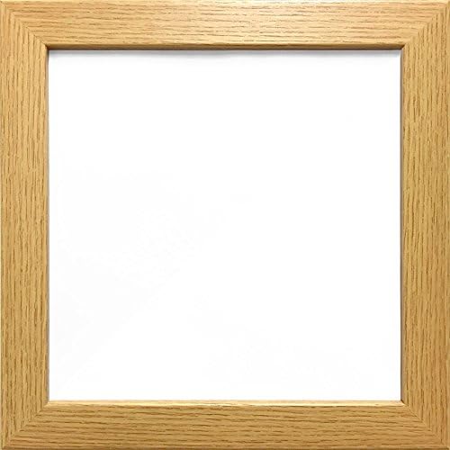 40X40CM OAK COLOUR MODERN BOX FRAMES WOOD FINISH PHOTO PICTURE SQUARE ...