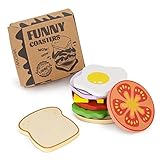 Hamburger Coaster Set - Each Piece an Individual Coaster | The Green Head