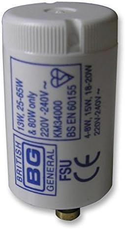 British General FSU FSU 4-80W Fluorescent Starter [Pack Size: 3 ...