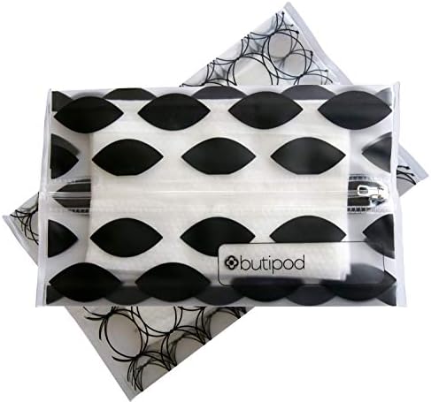 Amazon.com: Butipods Reusable Wet Wipe Pouch Slim Case Travel Clutch ...