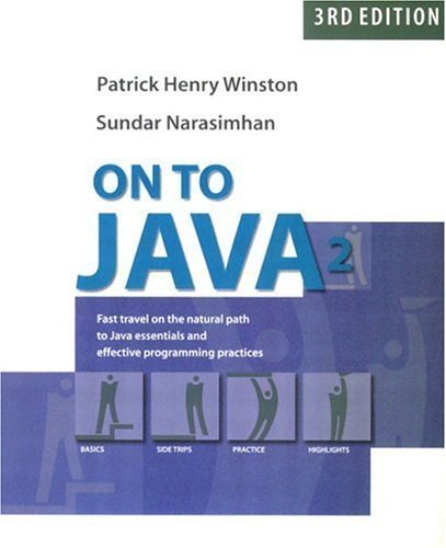 On to Java (3rd Edition): Winston, Patrick Henry, Narasimhan, Sundar ...