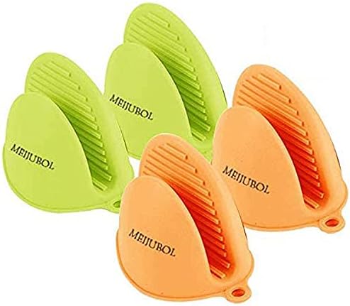Amazon.com: Oven Mitts, 3 Pairs Mini Silicone Heat Resistant Oven Mitts ...
