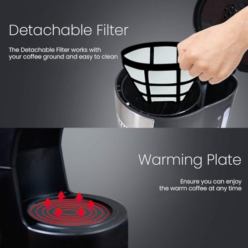 Inalsa 6 Cups 650 Watt Coffee Maker - VMOne