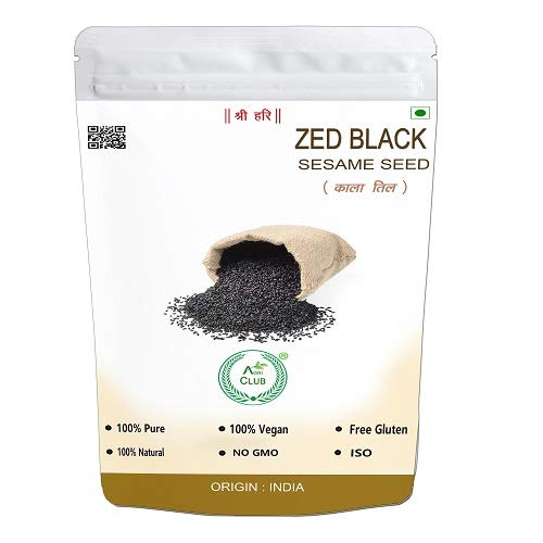 Agri Club Zed Black Sesame Seed 400gm, Kaale Til : Amazon.in: Grocery ...